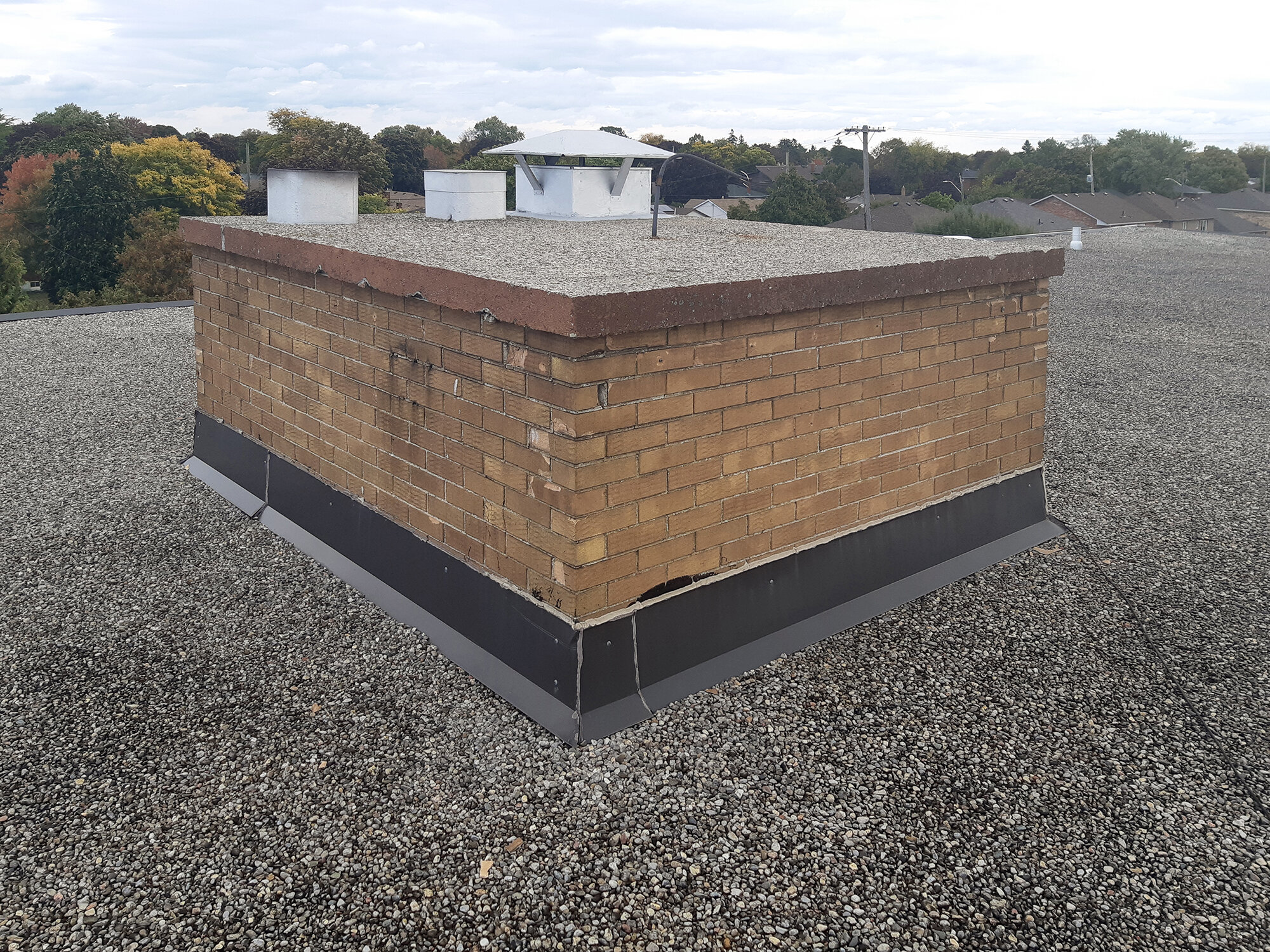 Waterproofing on Brick Elevator Shaft - Hamilton, ON
